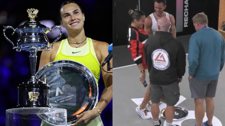 Tennis. Open d'Australie - Aryna Sabalenka a feint... d'uriner sur son trophée - TennisActu